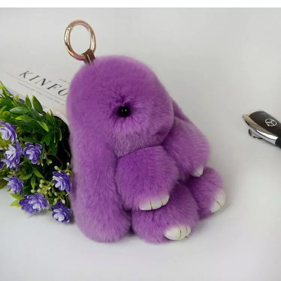 Accessories | Just In Super Cute Pom Pom Bunny Keychains | Poshmark
